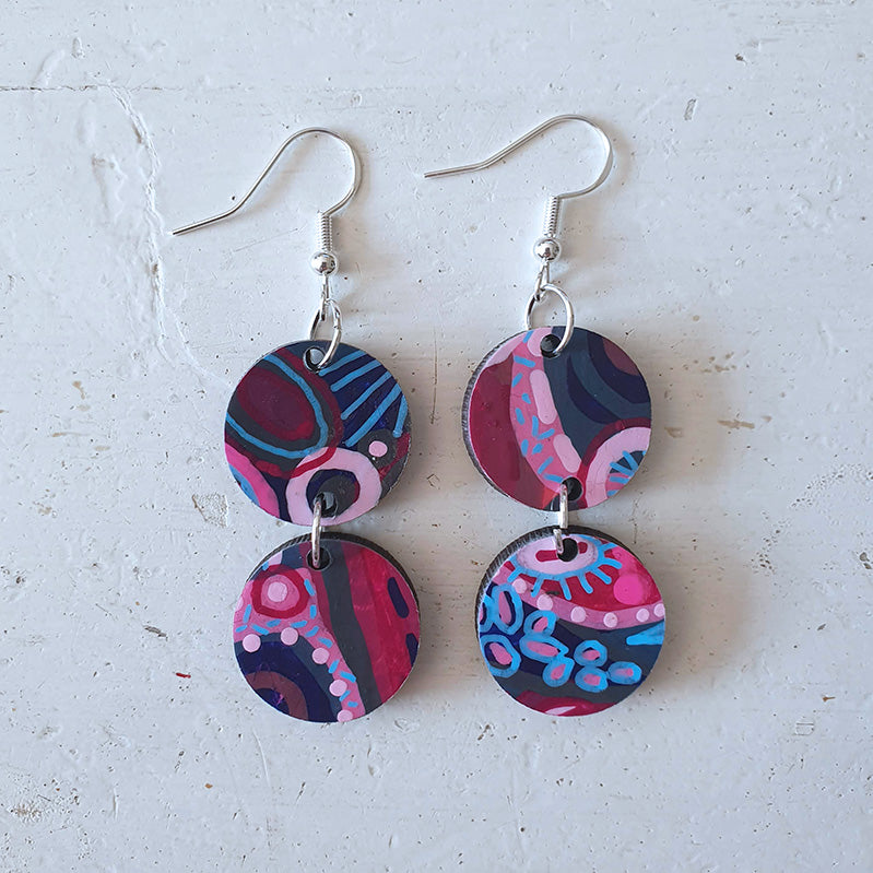 Boysenberry Ripple - Two Small Rounds – The Mandarin Tree